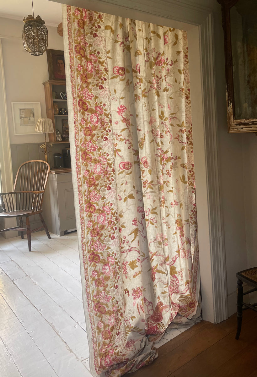 Mezzaro Blockprinted Tree of Life Hanging: C1850 Genoa,Italy – Hannah ...