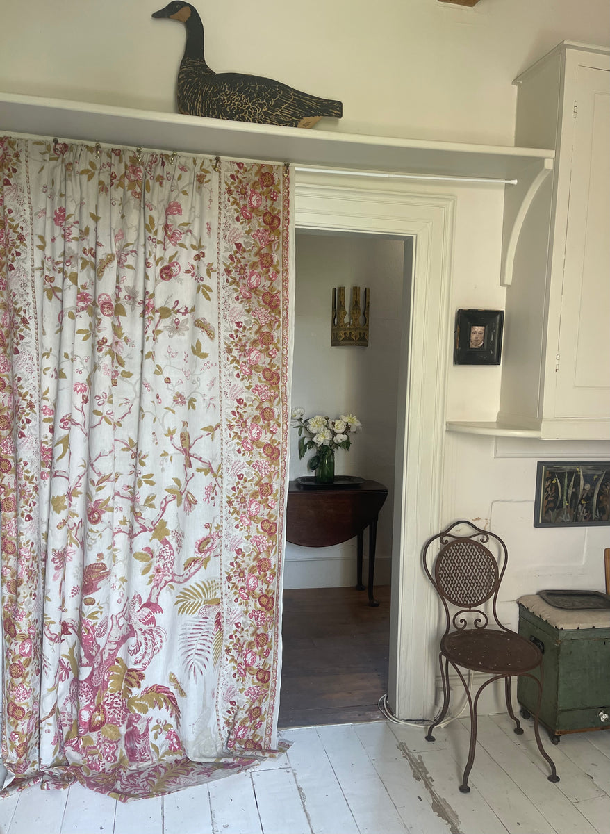 Mezzaro Blockprinted Tree of Life Hanging: C1850 Genoa,Italy – Hannah ...