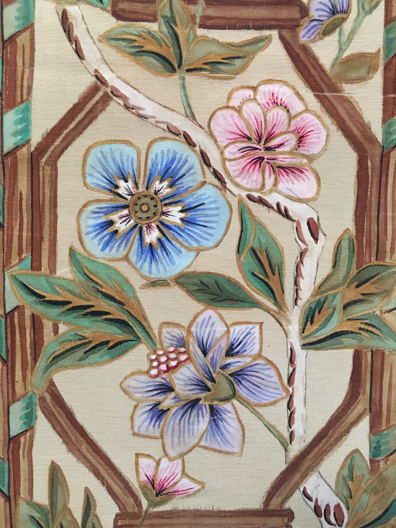 Hand Painted Chinoiserie Silk Panel or Border – Hannah Whyman